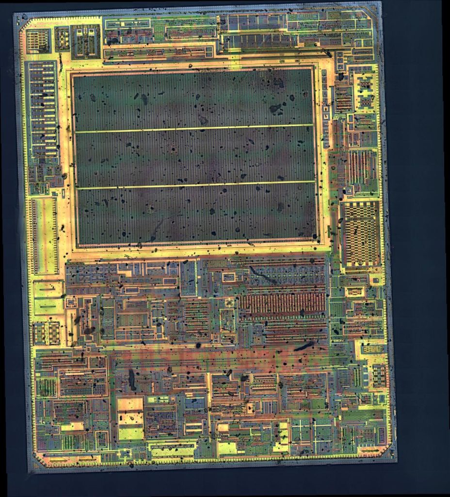 Chip Circuit High-Magnification Scan & Stitching